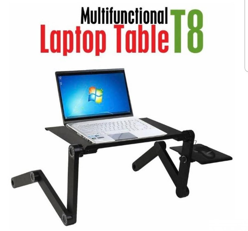 Sto za laptop T8 sa dva kulera – Sto Za Laptop