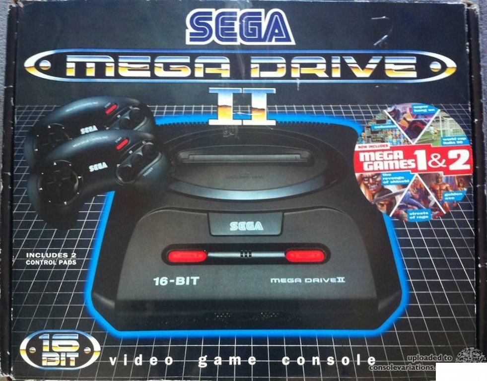 Sega mega drive 2 set sa 368 igrica 16bit