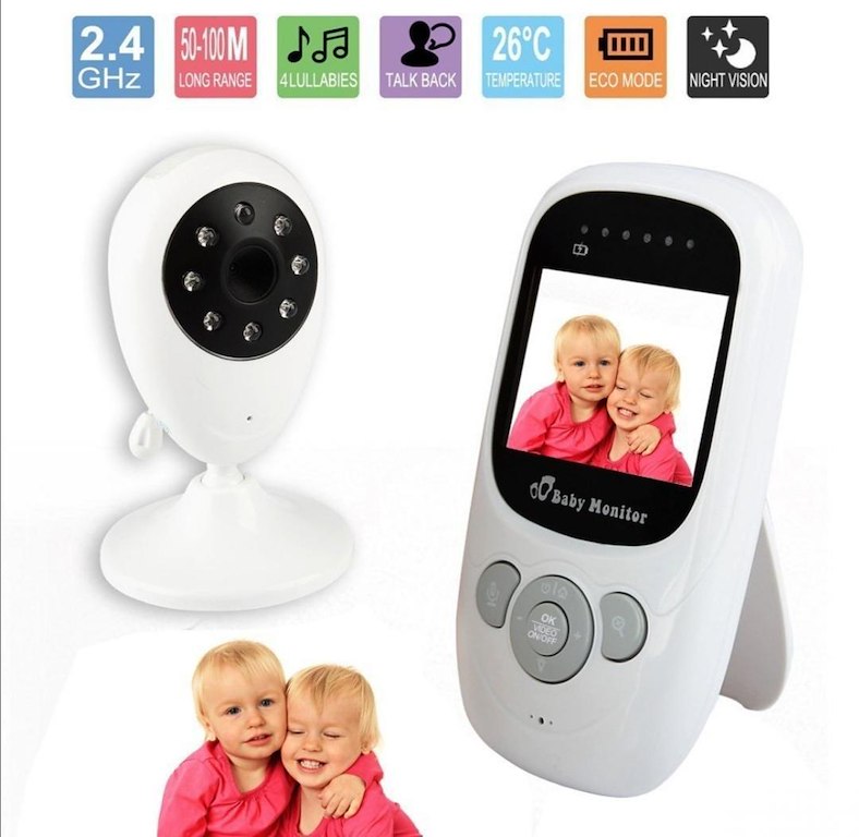 Bebi alarm-Bebi alarm- monitor kamera sa ekranom i Temp senz