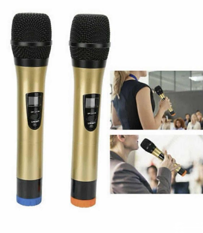 Bežični mikrofon profesionalni 2 mikrofona novi model WG-200