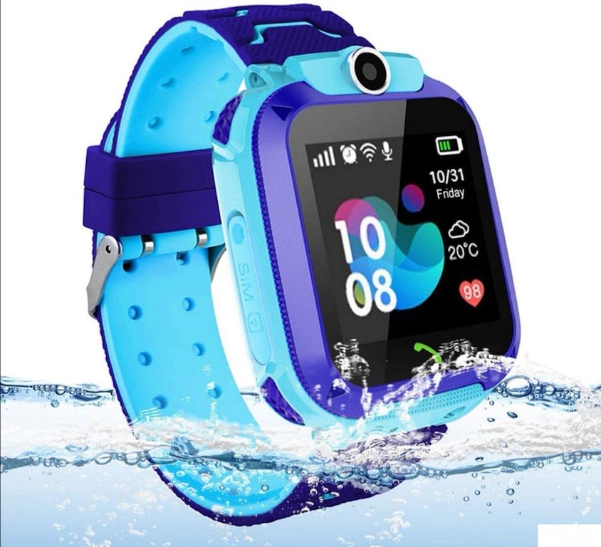 Deciji GPS Smart Sat Q12 pametni sat-Plavi