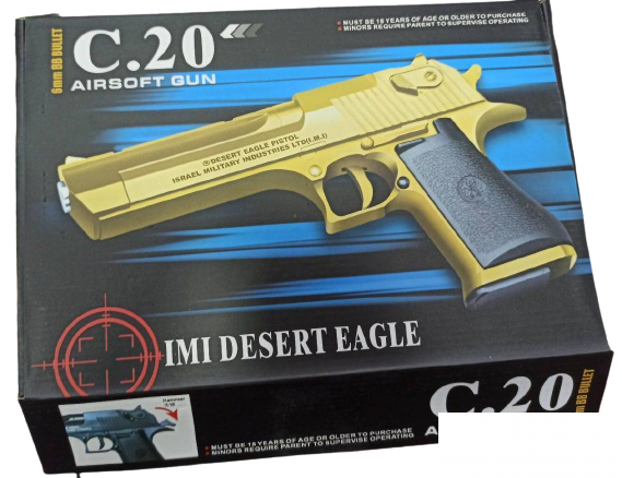 Airsoft pištolj C20 -DESERT EAGLE metalni pištolj na kuglice