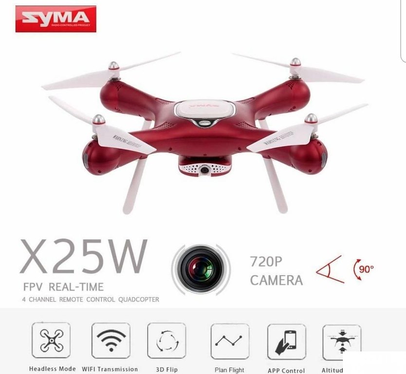 Dron – Dron X25W – DRON – NOVO –