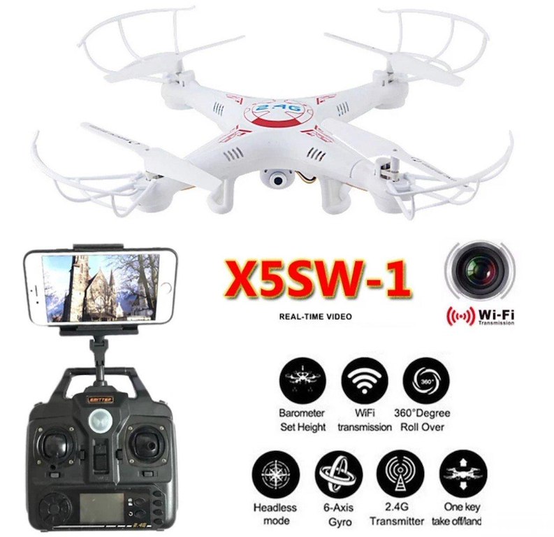 Dron X5SW-1 Kvadrokopter-Novo!