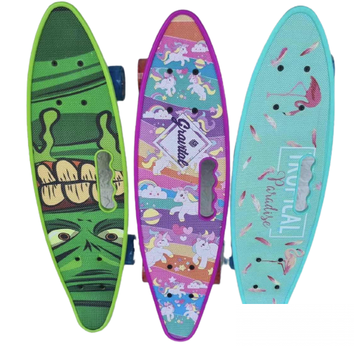 Penibord šareni – penny board skejt bord 60cm flamingo