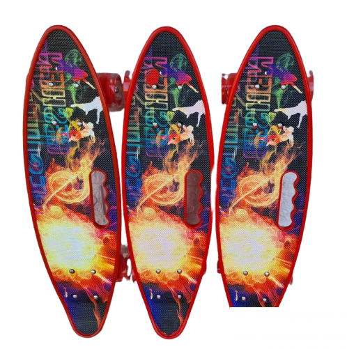 Penibord skejt bord / penny board skejtbord crveni 60cm