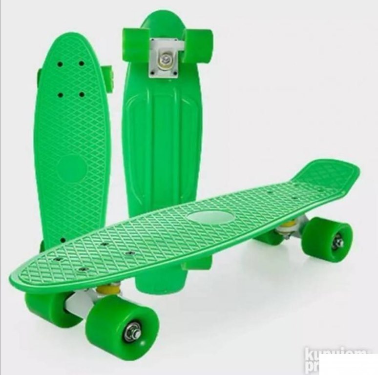 Penny board, skejtbord zeleni 55cm sa svetelćim točkovima