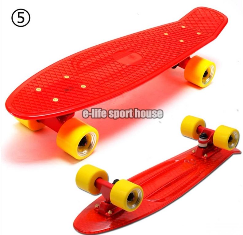 Pennyboard – crveni skejt od 56cm