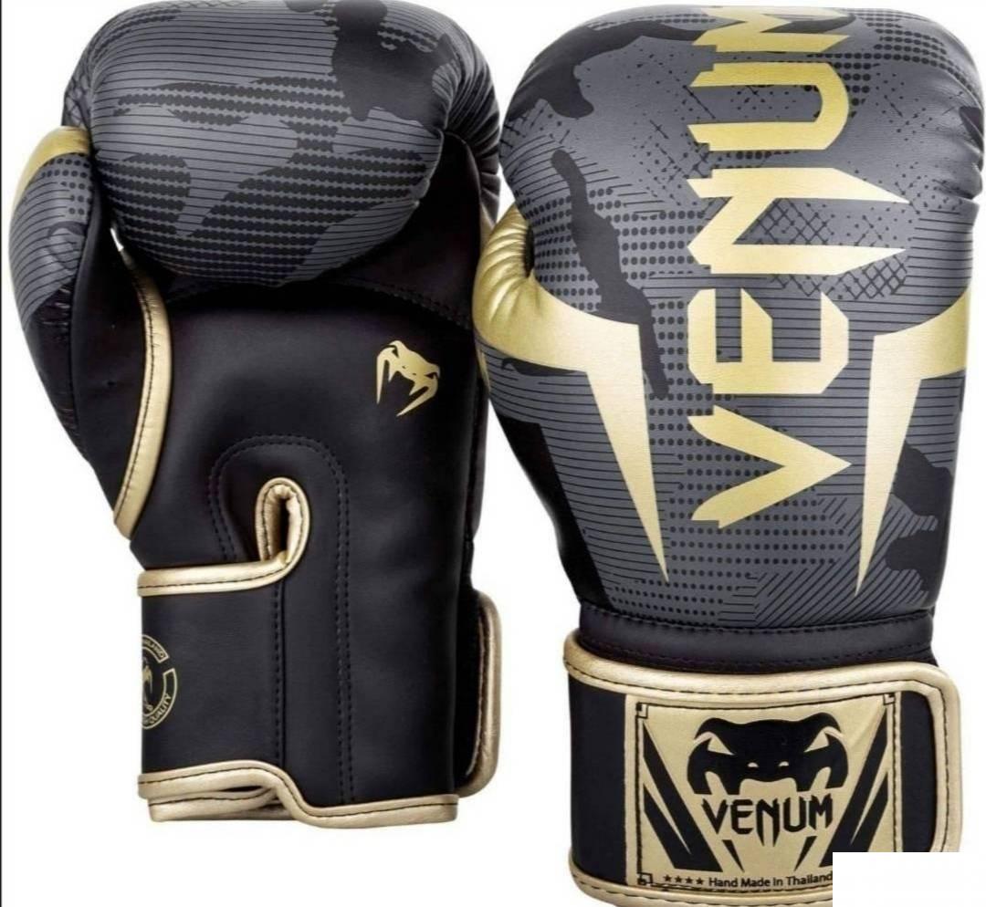 Rukavice za boks Venum crno-zlatne