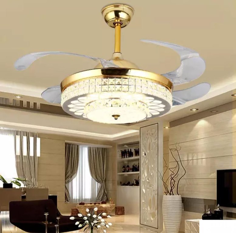 Dekorativni luksuzni luster sa ventilatorom