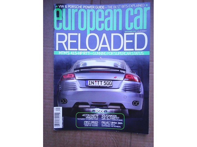 EUROPEAN CAR RELOADE SEPTEMBER 2007