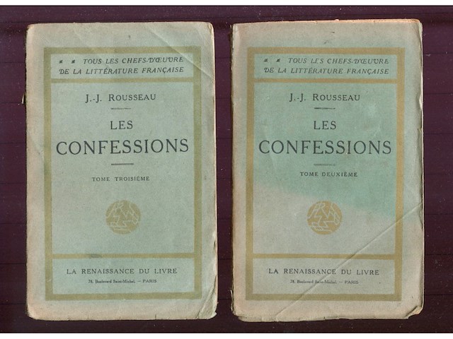 Jean-Jacques Rousseau - Les Confessions