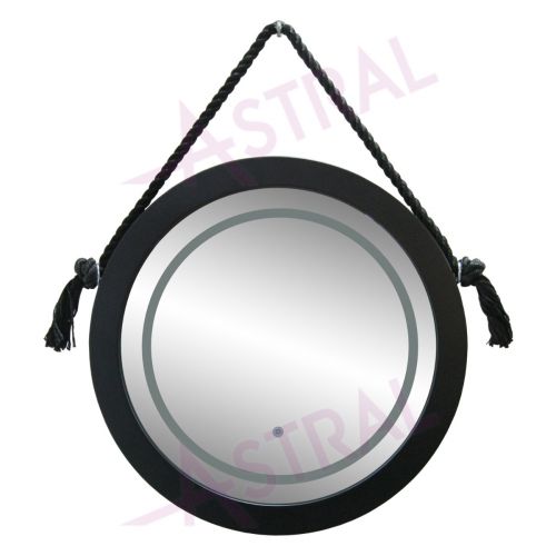 Ogledalo LED ASTRAL AFRODITA FI-60 BLACK OGLEDALO