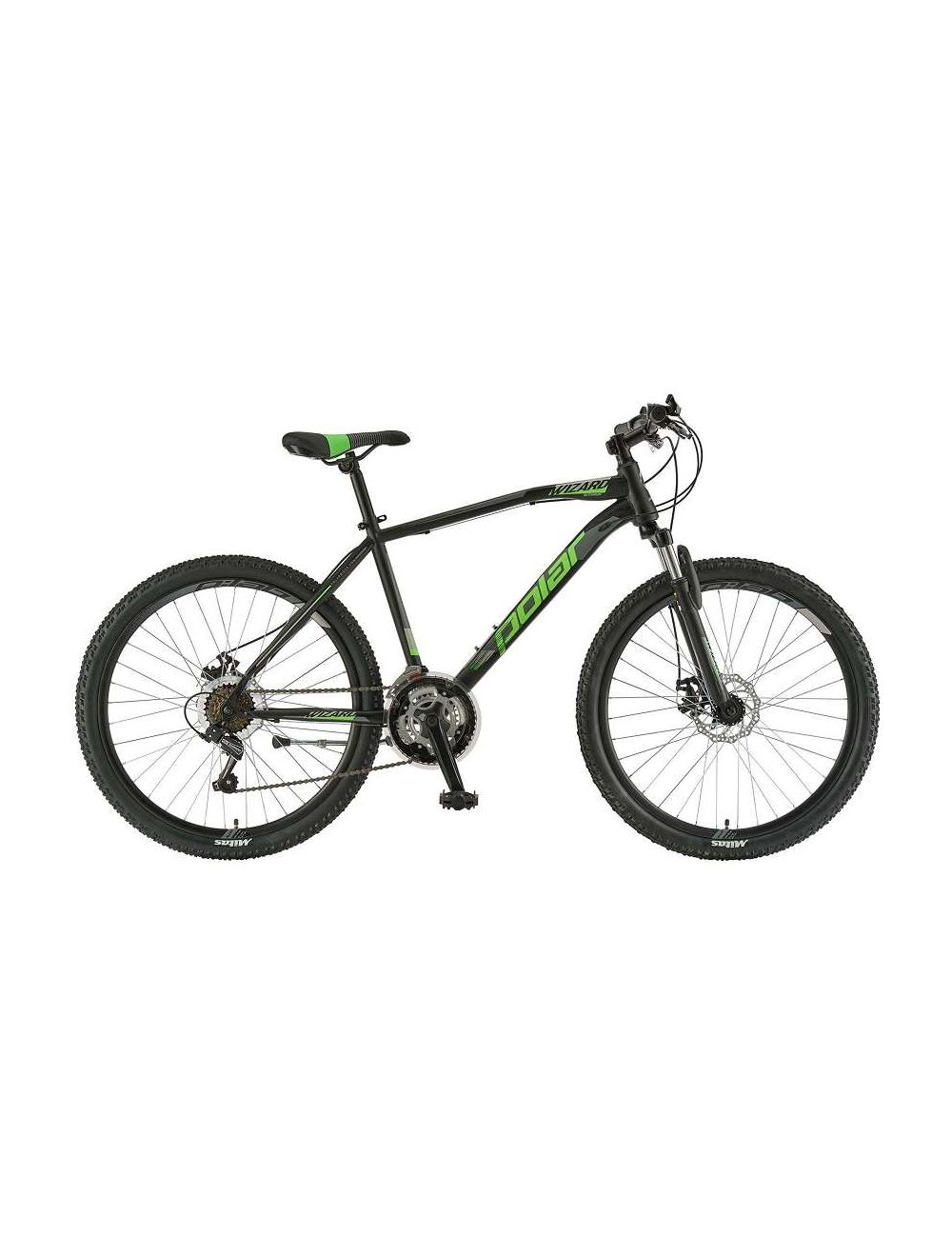 Bicikl Polar Wizard 2.0 L black-green - Muski MTB bicikli 26 inca