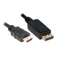 E-GREEN DP (M) - HDMI (M) 1.8m crni