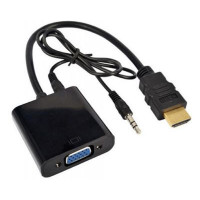 E-GREEN Adapter HDMI (M) - VGA D-sub (F) + Audio