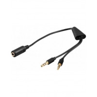 E-GREEN Adapter Audio 3.5mm stereo (M) - 2x 3.5mm stereo (F)