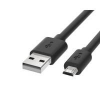 FAST ASIA Kabl USB A - USB Micro-B M/M 1m crni