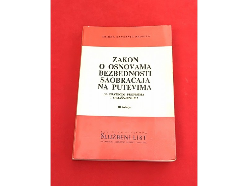 Zakon o osnovama bezbednosti saobraćaja na putevima