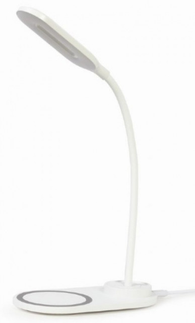 Gembird TA-WPC10-LED-01-MX White LED Stona lampa + QI bezicni punjac max10W