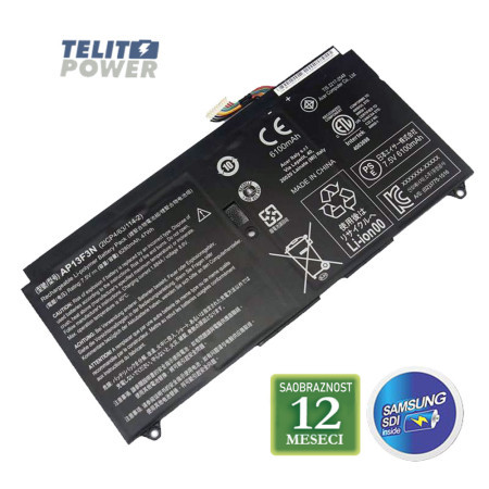 Baterija za laptop ACER Ultrabook:Aspire S7-392 Series S7-392 / AP13F3N 7.5V 6280mAh ( 2637 )