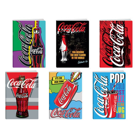 Premium, sveska, Coca Cola, A5, blanko, 50 lista ( 340223 )