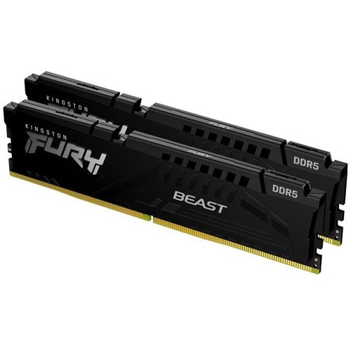 Kingston 64GB (2x32GB) DDR5 5600MT/s CL40 FURY Beast memorija | KF556C40BBK2-64