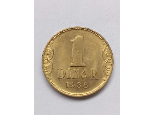 1 Dinar 1938.g - Kraljevina Jugoslavija - LEPA -