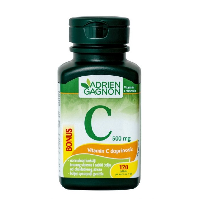 Adrien Gagnon Vitamin C 500mg tablete 120 tableta