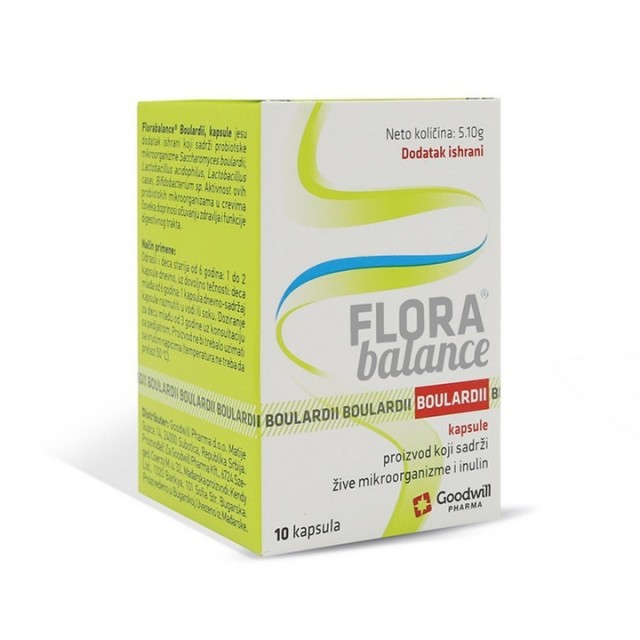 FLORA balance Boulardii 10 kapsula