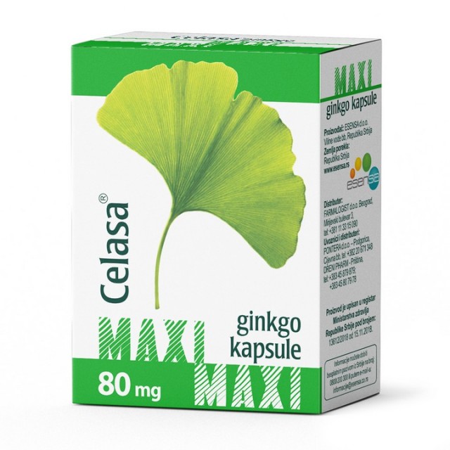 Ginkgo Maxi Celasa kapsule 30x80mg