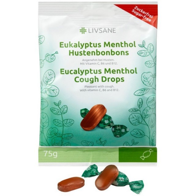 LIVSANE Bombone eukaliptus-mentol 75 g