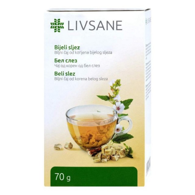 LIVSANE Čaj beli slez 70 g