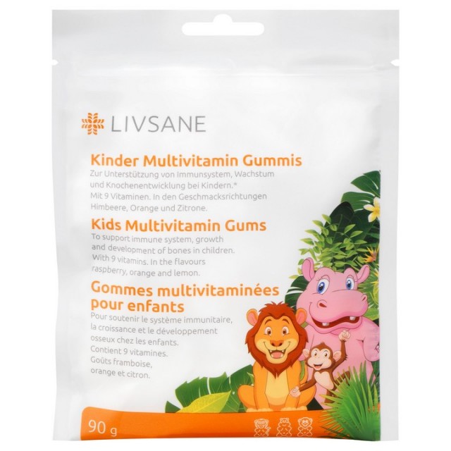 LIVSANE Dečije multivitaminske gumene bombone 90g