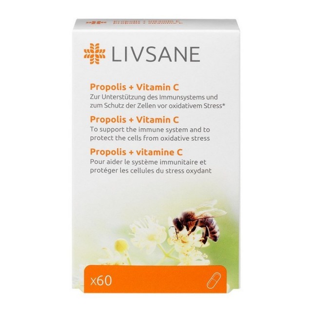 LIVSANE Propolis + Vitamin C 60 kapsula