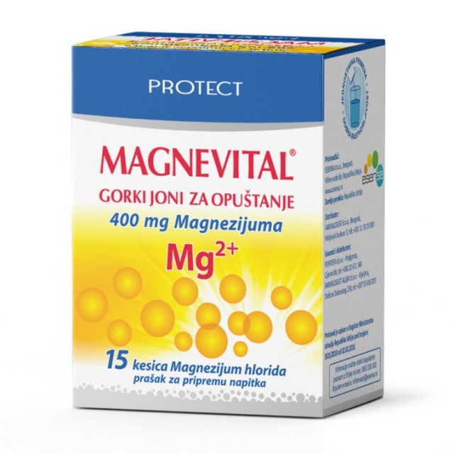 Magnevital Gorki Joni za opuštanje 400mg - Magnezijum Hlorid prašak 15x3,35g