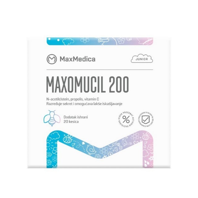 Maxomucil 200 20 kesica