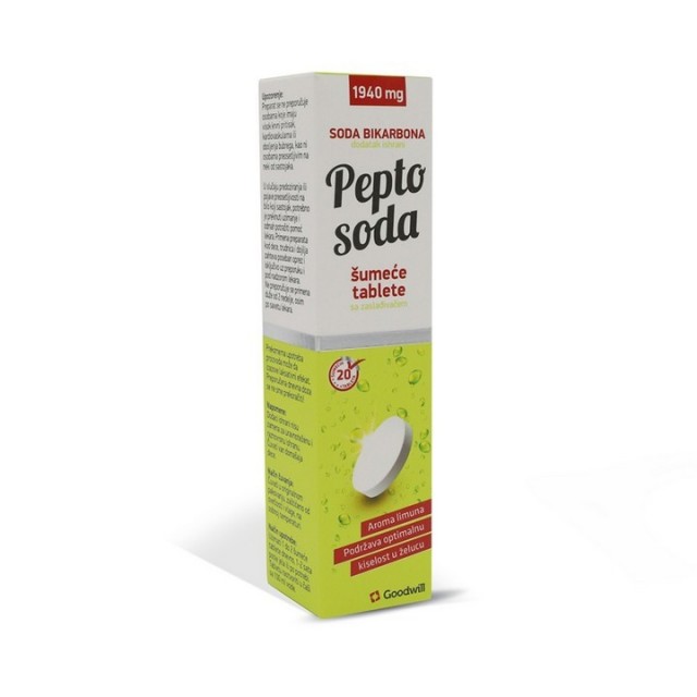 Pepto Soda 20 šumecih tableta