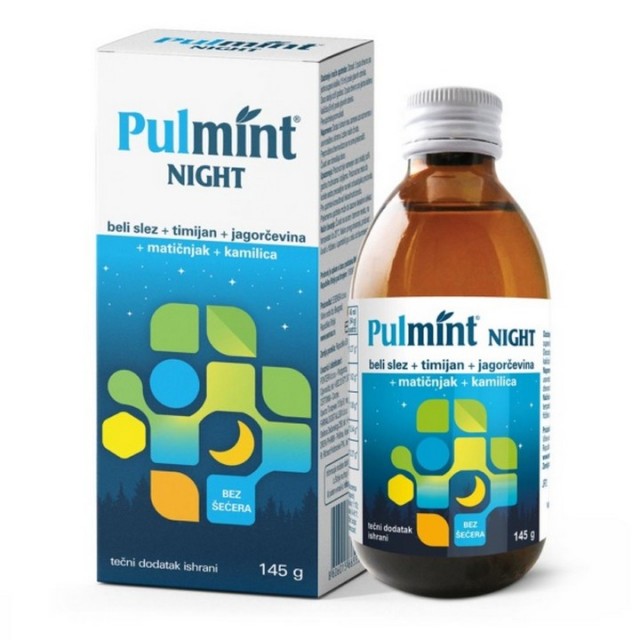 Pulmint Night za smirivanje kašlja 145g