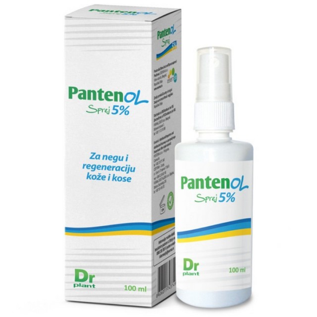 Dr Plant Pantenol sprej 5% za regeneraciju kože i kose 100ml