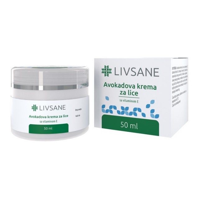 LIVSANE Avokadova krema za lice 50 ml