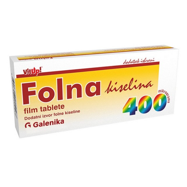 Folna kiselina 30X400mcg