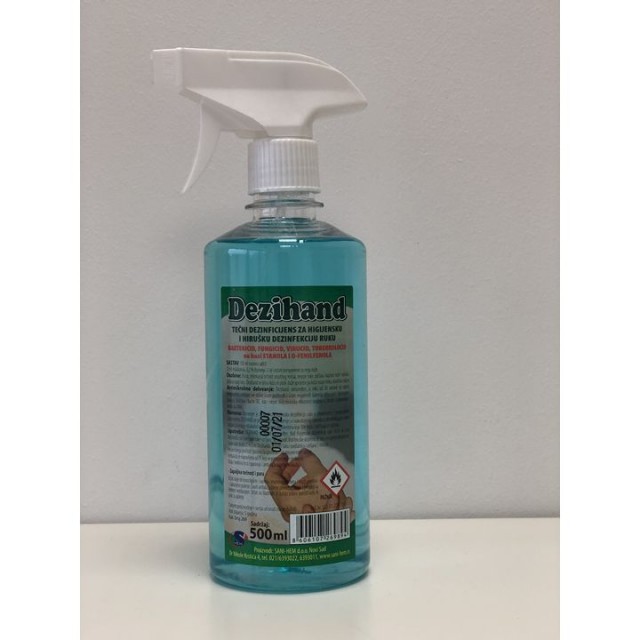 Dezihand sprej 500 ml