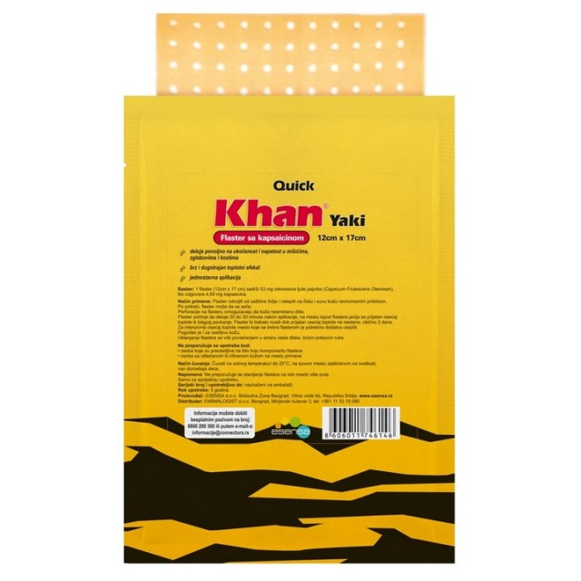Khan Yaki antireumatski flaster a1