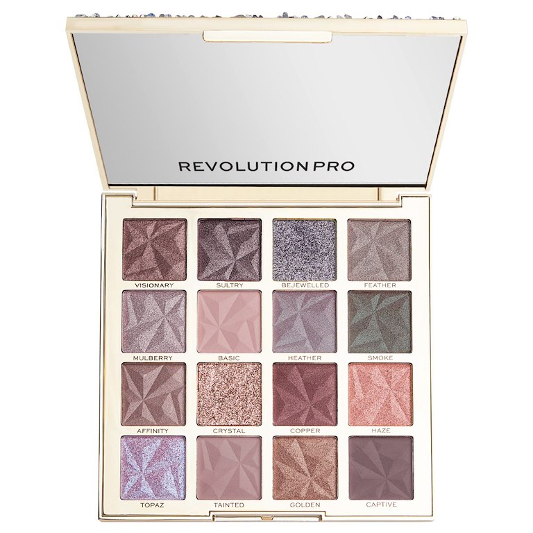 Paleta senki i pigmenata REVOLUTION PRO Ultimate Crystal Palette Bejewelled 24g