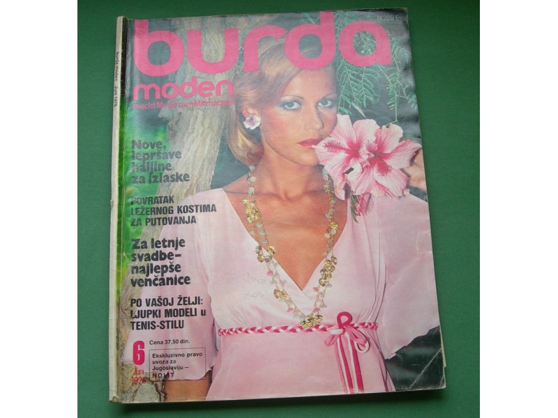 Burda, jun 1976.