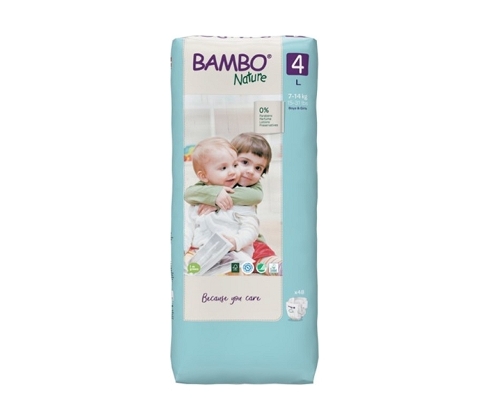 BAMBO NATURE MAXI 4 pelene48kom 7-18kg