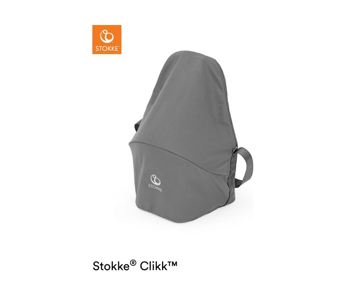 STOKKE PUTNA TORBA ZA HRANILICU CLIKK - DARK GREY