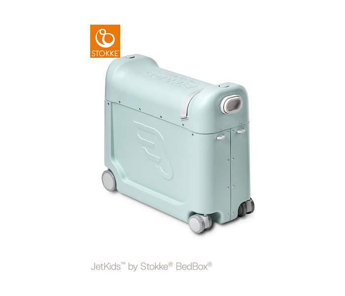 STOKKE KREVET/TORBA JETKIDS BEDBOX GREEN AURORA