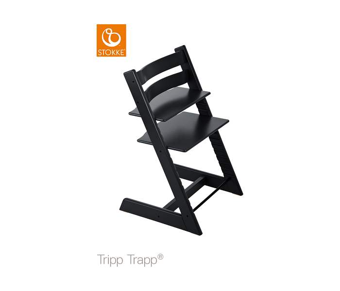 STOKKE TRIPP TRAPP STOLICA (HRANILICA) - BLACK